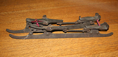 VINTAGE CLAMP-ON ICE SKATES WINSLOW'S NATIONAL CLUB ESTATE -- Antique ...