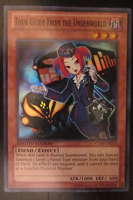 Yugioh Tour Guide From the Underworld CT09-EN013 Super Rare Limited Ed ...