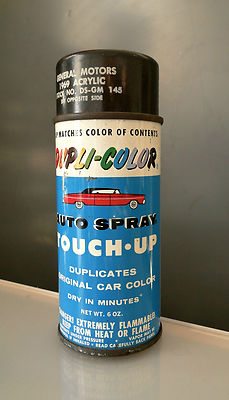 Vintage Auto Spray Paint Can DUPLI-COLOR General Motors -- Antique ...