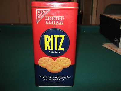 1987 Nabisco Ritz Crackers Collectible Tin Limited Edition 80's ...