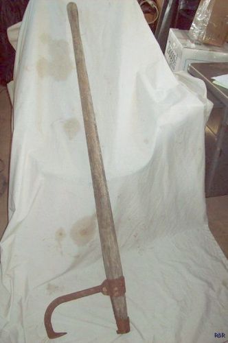 Awesome Antique 54" Logging Hand Tool*Vintage Lumberjack*Logger Roller ...