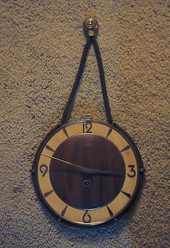 1960's Schatz Wall Clock- Retro Eames Era Mid Century -- Antique Price ...