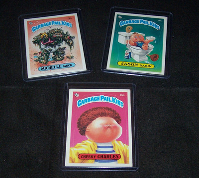 1985 Garbage Pail Kids Series 1 Jason Basin #14b Charles #65b Michelle ...