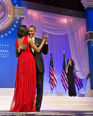 PRESIDENT BARACK OBAMA AND MICHELLE OBAMA DANCING 8X10 PHOTO PICTURE ...