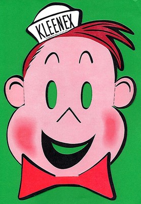 Little LuLu Comics Tubby Tompkins Mask Kleenex Ad Premium Toy Unused ...