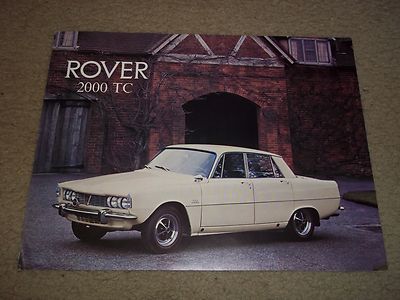 1966 Rover "2000 TC" Car Dealer Sales Brochure -- Antique Price Guide ...