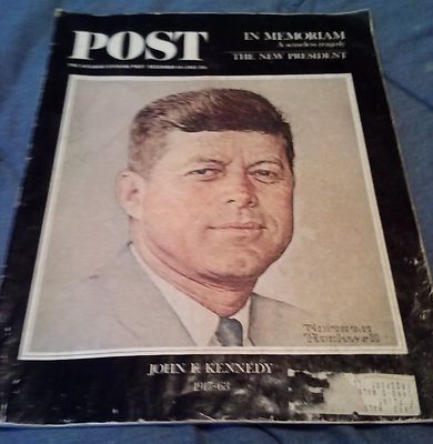 POST Magazine. 12/14/63. In Memoriam. JFK. John F. Kennedy. JFK ...