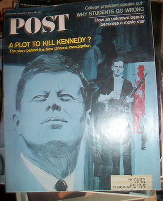vintage POST magazine May 6, 1967 John F Kennedy, Lee Harvey Olswald ...