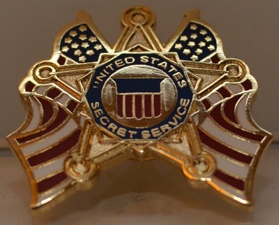 2012 USSS United States Secret Service Double Flag USA United States ...