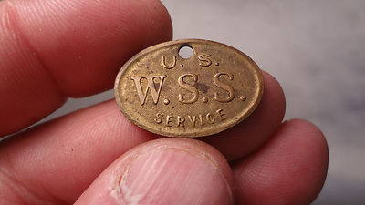 Vintage WSS War Savings Service Pin Button Estate -- Antique Price ...
