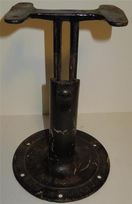 Vintage Machine Age Industrial Adjustable Cast Iron Base -- Antique ...