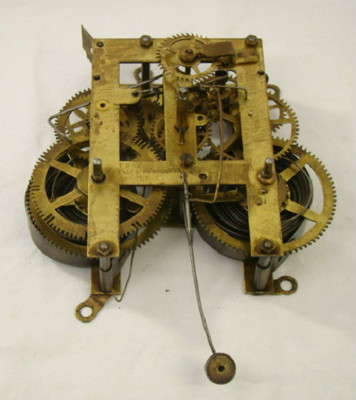 ANTIQUE EN WELCH KITCHEN CLOCK MOVEMENT PARTS REPAIR -- Antique Price ...