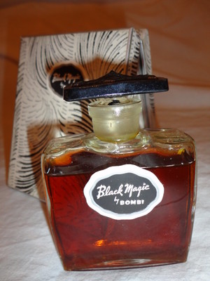 1945 Black Magic by Bombi Perfume NIB 2 oz. Glass Bottle Parfum Antique ...