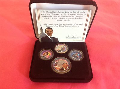The Obama Change Collection Coin Set/Presidential Coins/USA President ...