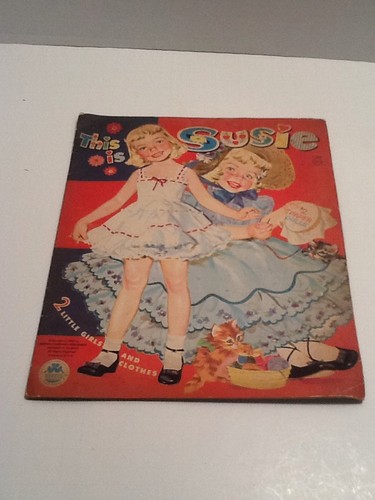 Vintage Merrill Co This Is Susie And Here Is Jo Ann Paper Doll 