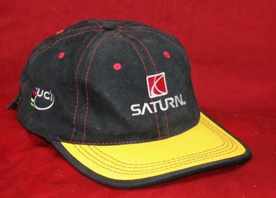 SATURN CYCLING TEAM Hat Cap LOOKS NEW Logo Automotive Advertising ...