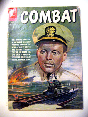 Vintage John F. Kennedy Combat PT 109 Illustrated Comic Book - June ...