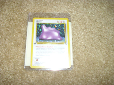 Pokemon Card Ditto 3/62 First Edition HOLO -- Antique Price Guide ...