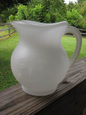 Vintage Kool-Aid Pitcher Clear Plastic 1980's Smiling Face Excellent ...