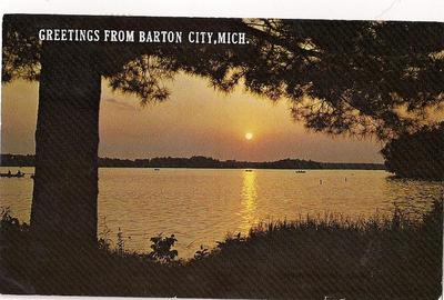 1966 Greetings from Barton City, Michigan postcard -- Antique Price ...