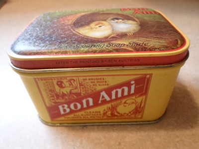 Vintage Bon Ami Soap Tin box/can 1983 Great Condtion -- Antique Price ...