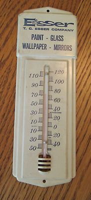 Vintage T.C. Esser Company Thermometer -- Antique Price Guide Details Page