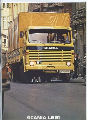 SCANIA 1977 Truck LB 81 Series Sales Brochure -- Antique Price Guide ...