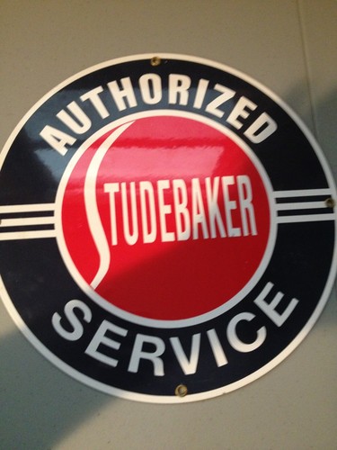 Authorized Service - Studebaker Sign -- Antique Price Guide Details Page