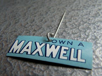 Antique Vintage Maxwell Automobile Advertising Stickpin Lapel Pin ...