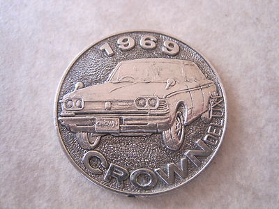 VINTAGE 1969 TOYOTA CROWN DELUXE AUTOMOBILE ADVERTISING TOKEN ...