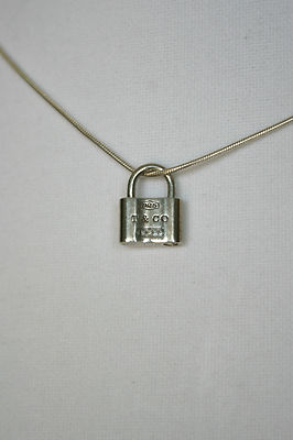 Vintage Tiffany 925 Silver Lock Charm Padlock 1837 T&Co. No Reserve ...