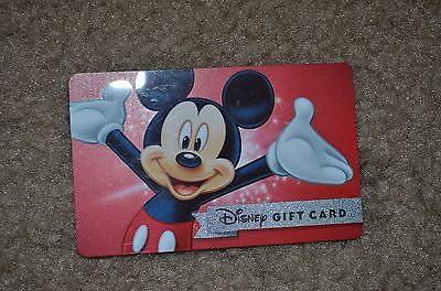 Disney Collectible Gift Card- NEW BANNER LOGO red Mickey Mouse ...