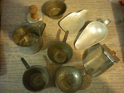 Assorted antique tinware -- Antique Price Guide Details Page