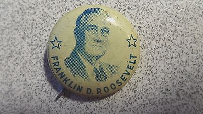 Franklin D. Roosevelt Pin 1944 Campaign classic RARE Vintage Button ...