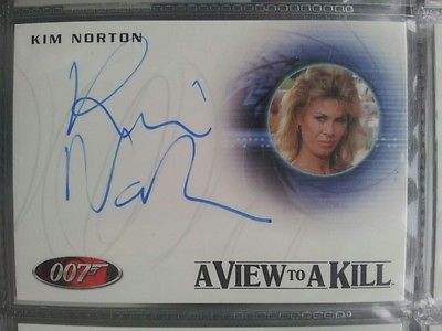 KIM NORTON JAMES BOND AUTOGRAPH -- Antique Price Guide Details Page
