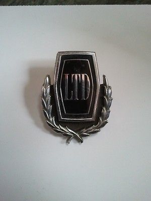 1973 Original Ford LTD Car Emblem Script Topper -- Antique Price Guide ...