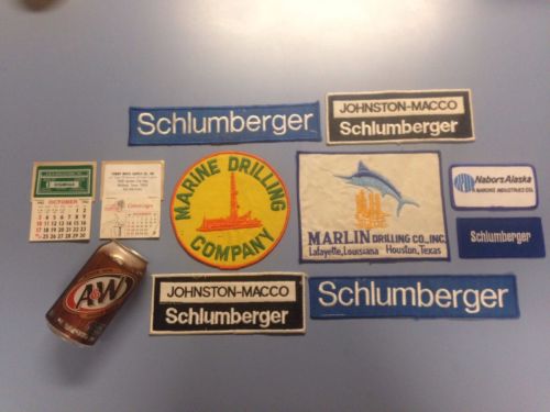 Oilfield Stickers -Patches- (Schlumberger,Nabors & More) -- Antique ...