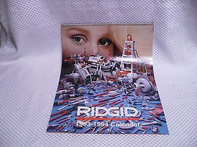 Ridgid Tool co. Calendar 1993-94 -- Antique Price Guide Details Page