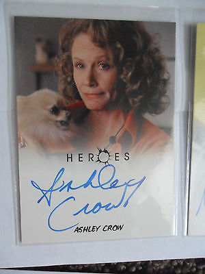 Ashley Crow auto Heroes Archives "Sandra Bennett" Rittenhouse ...
