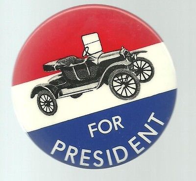 GERALD FORD FOR PRESIDENT MODEL T POLITICAL CAMPAIGN PIN -- Antique ...