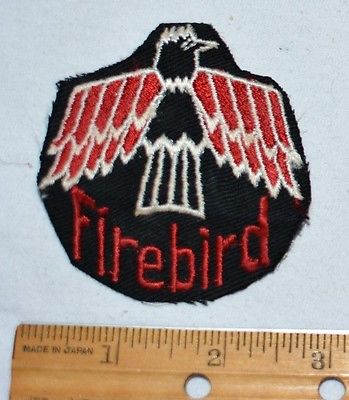 Pontiac Firebird General Motors RARE Historic Vintage Patch Muscle Car ...