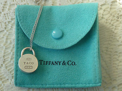 VINTAGE TIFFANY & CO STERLING SILVER PADLOCK NECKLACE, LOCK REALLY ...