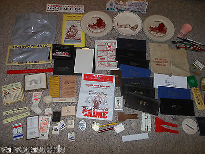 HUGE LOT Collection BUCYRUS OHIO Advertising Items Stores Funeral Homes ...