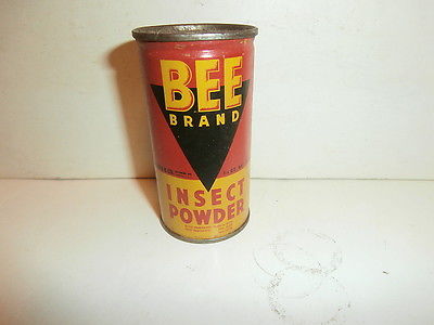 VINTAGE McCORMICK BEE BRAND INSECT POWDER ROUND TIN CAN -- Antique ...