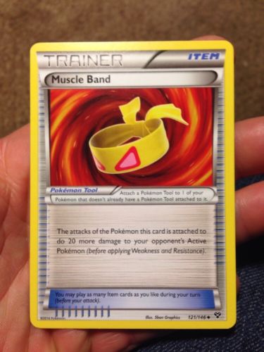 Muscle Band 121/146 XY Base Set Mint Trainer Pokemon Card -- Antique ...