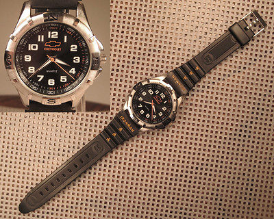 men's sport-casual quartz watch / custom Chevrolet logo dial -- Antique ...