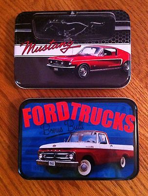 Ford "Playing Card" Gift Set -1962 Ford Truck and 1968 Mustang (2 sets ...