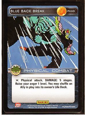 DBZ Heroes & Villains TCG: 3 x BLUE BACK BREAK Rare Cards # R110 ...