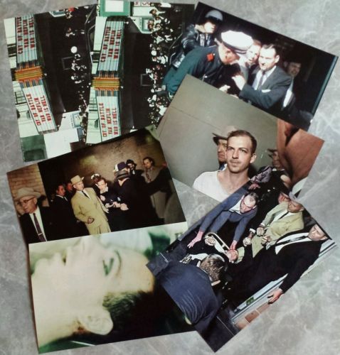 COLOR LEE HARVEY OSWALD ARREST AUTOPSY PHOTO SET OF 7 JFK KENNEDY ...