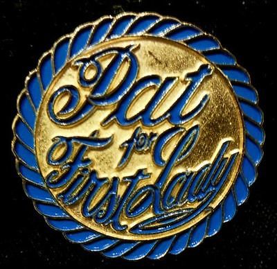RMN 60-282 "PAT FOR FIRST LADY" 1960 Pat Nixon Goldtone Pin -- Antique ...